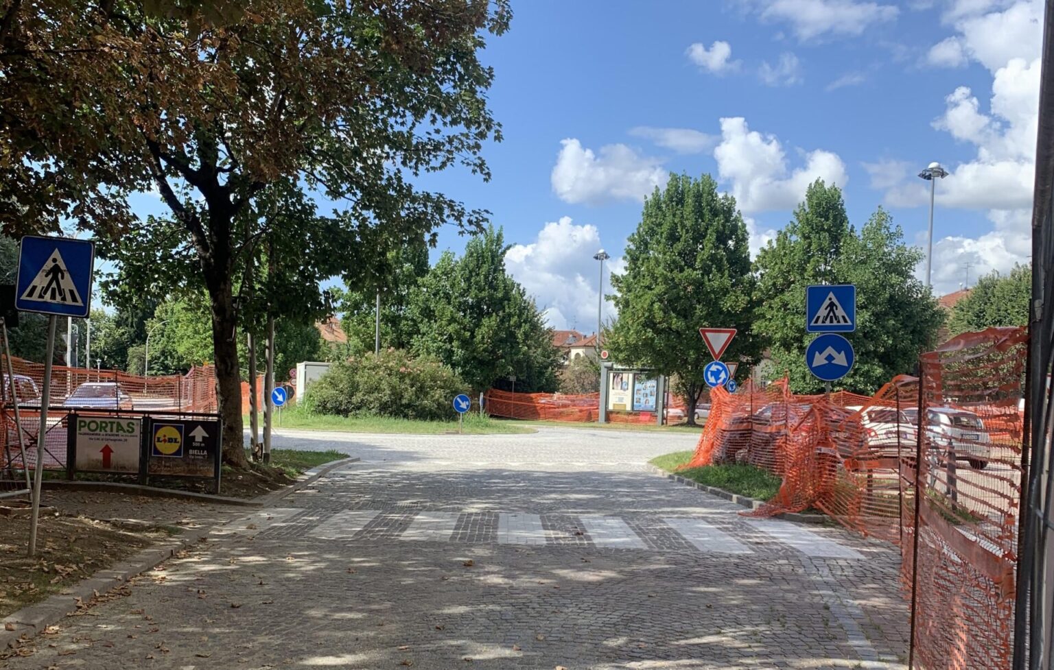 Oggi alle 18 la riapertura di via Lamarmora all'altezza della rotonda ...