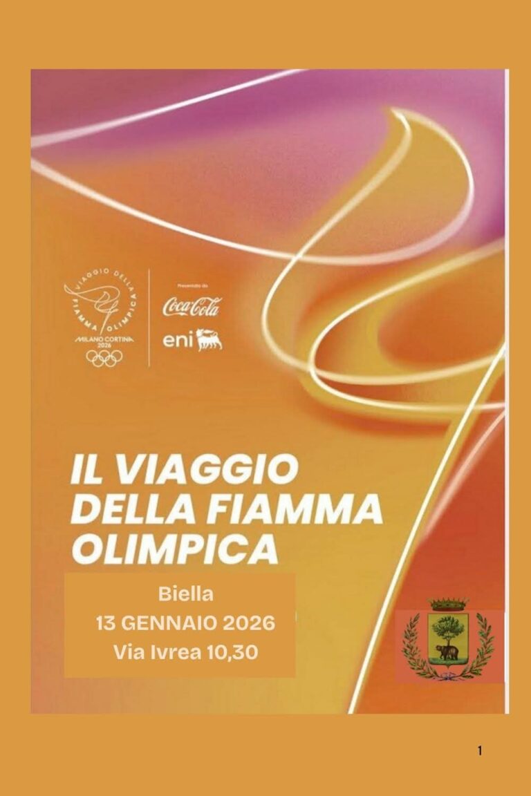 La Fiaccola olimpica arriva a Biella